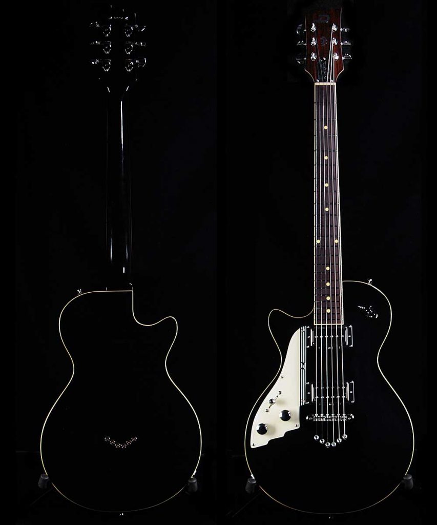 Lefthanded Duesenberg 49er black | Lefty Guitars Only