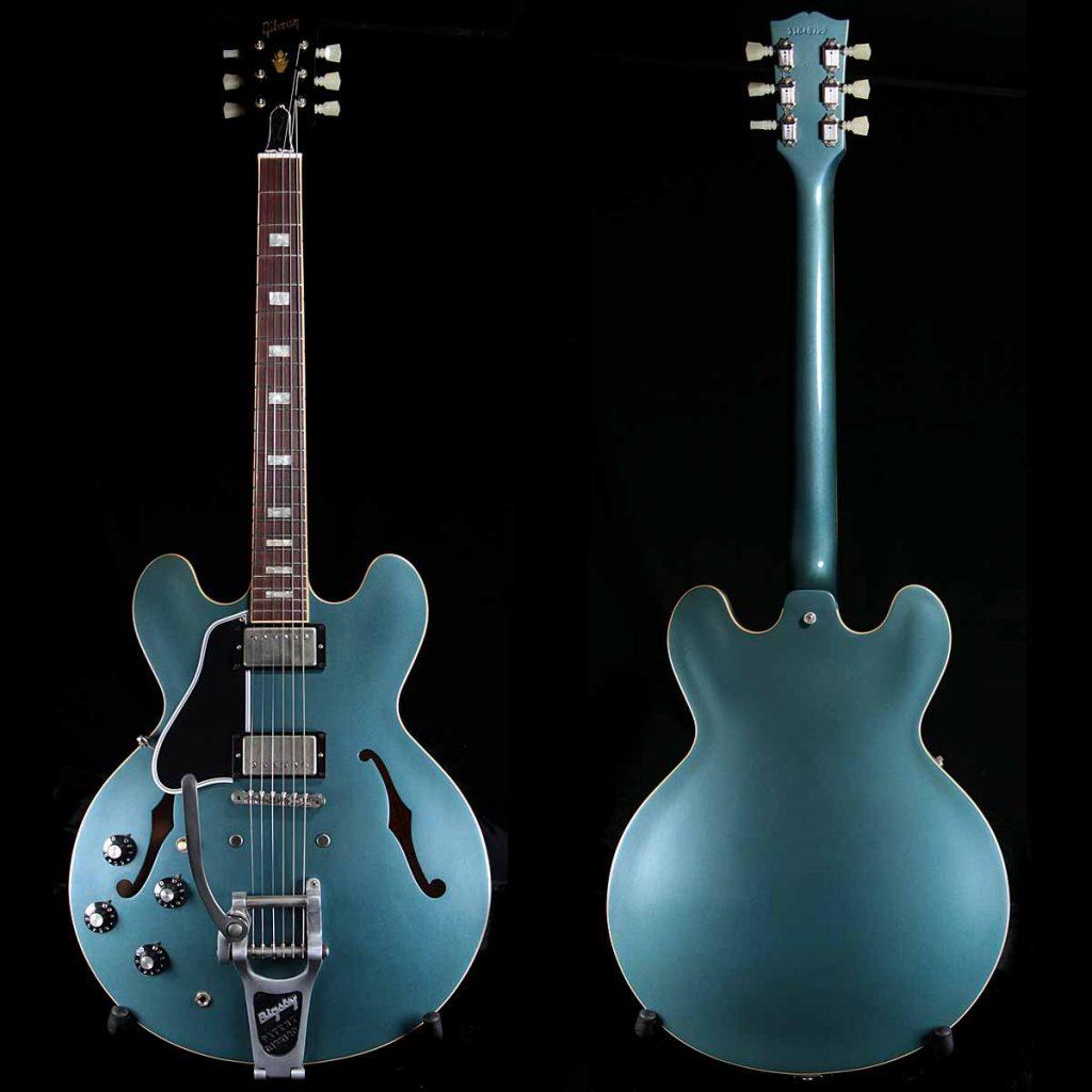 Lefthanded Gibson ES-335 Pelham blue | Lefty Guitars Only
