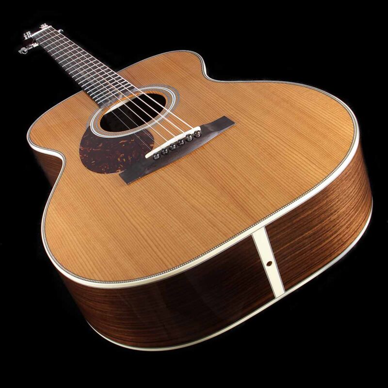 Lefthanded Huss and Dalton T-OM Custom | Lefty Guitars Only
