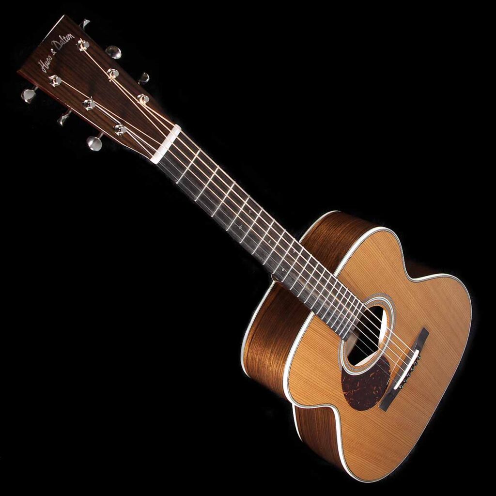 Lefthanded Huss and Dalton T-OM Custom | Lefty Guitars Only